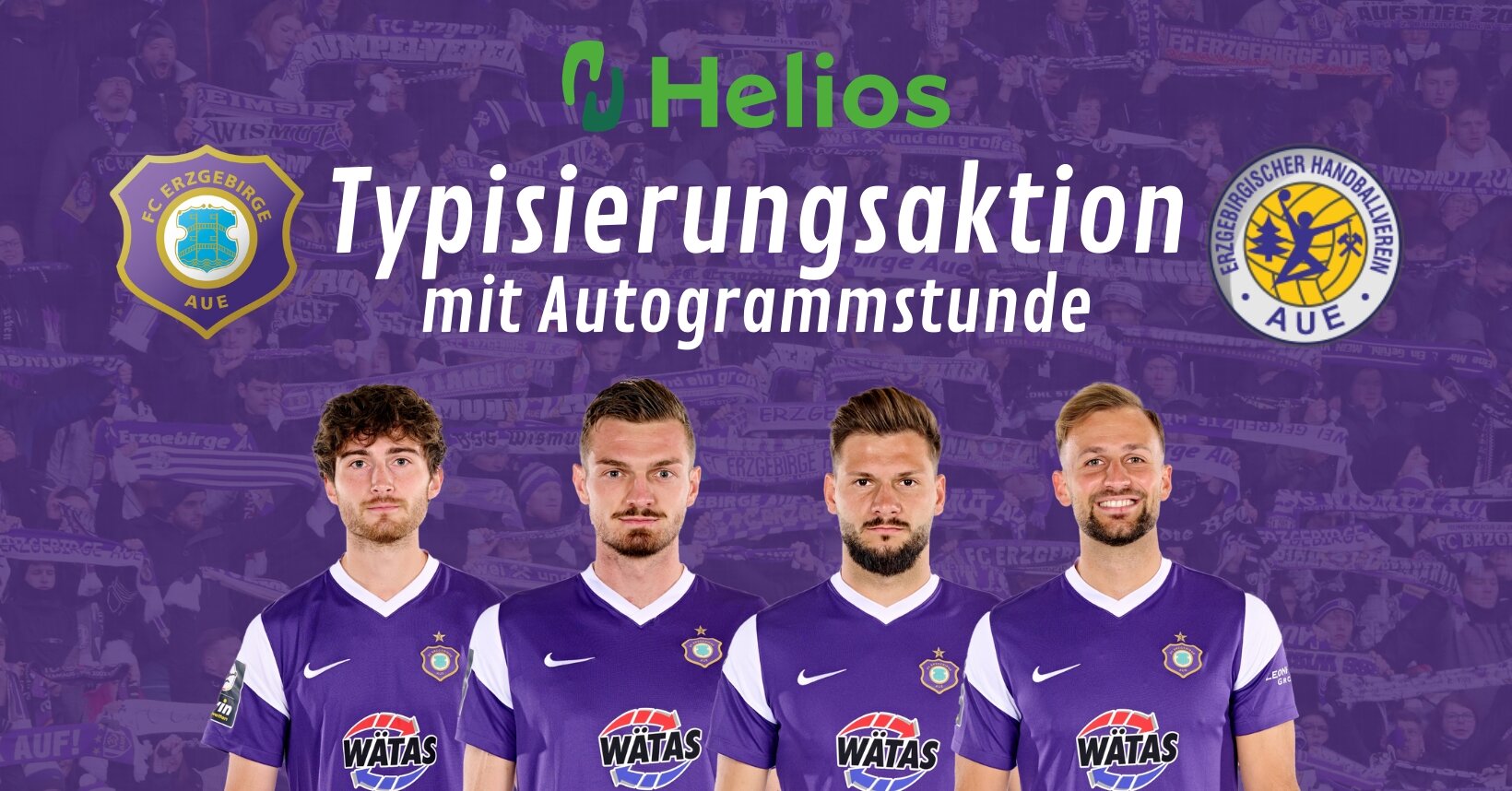 Typisierungsaktion am 20. April im Helios Klinikum Aue - FC Erzgebirge Aue